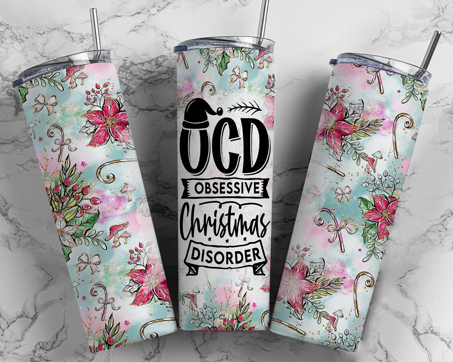 Funny Christmas Tumbler Wrap Bundle PNG Seamless Tumbler Drive - Etsy