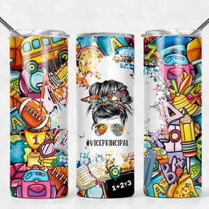 Vice Principal Bun Funny Sublimation Tumbler Seamless Sublimation ...