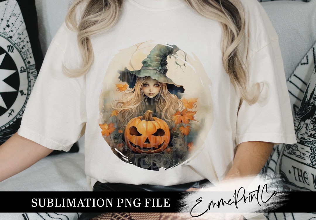 Witch Sublimation Design PNG - Halloween Tshirt Mugs Tumbler ...