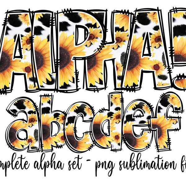 Cow Print Font - Etsy