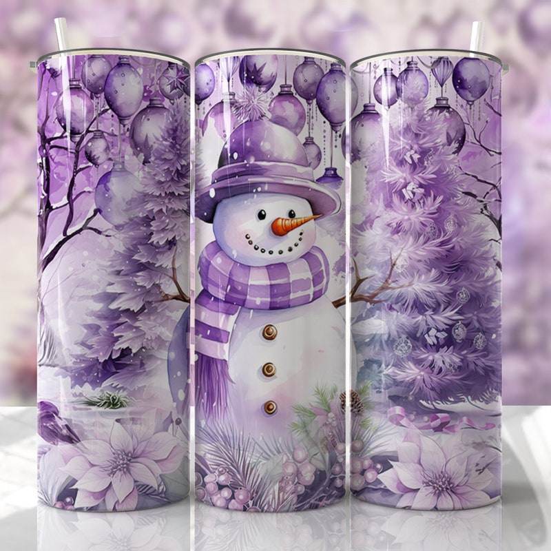 Purple Snowman Themes - Etsy UK