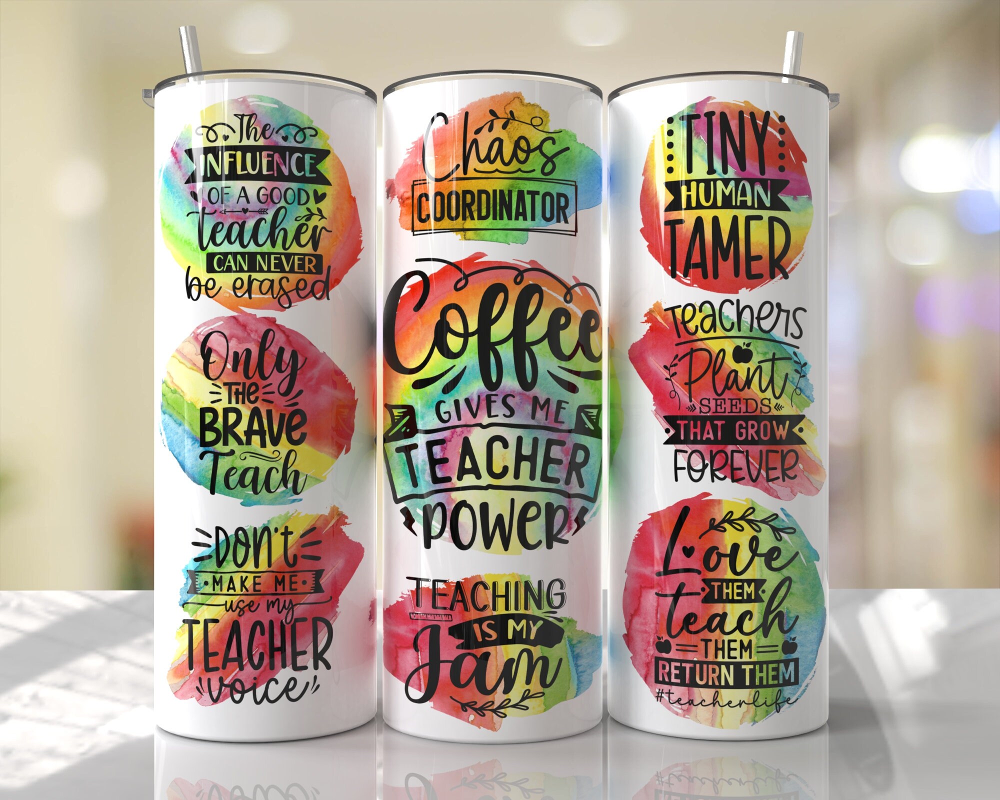 Tumbler Designs For Teachers