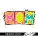 Mom Neon Sublimation Design PNG - Bright Neons Mothers Day PNG Tshirt ...