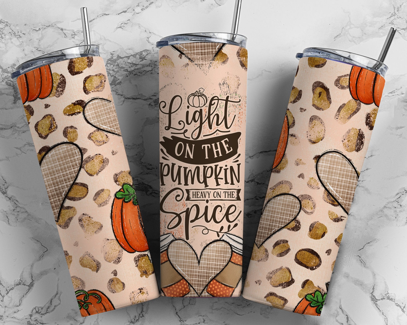 Fall Funny Quote Pumpkin Spice Cheetah Print Tumbler Wrap PNG - Etsy
