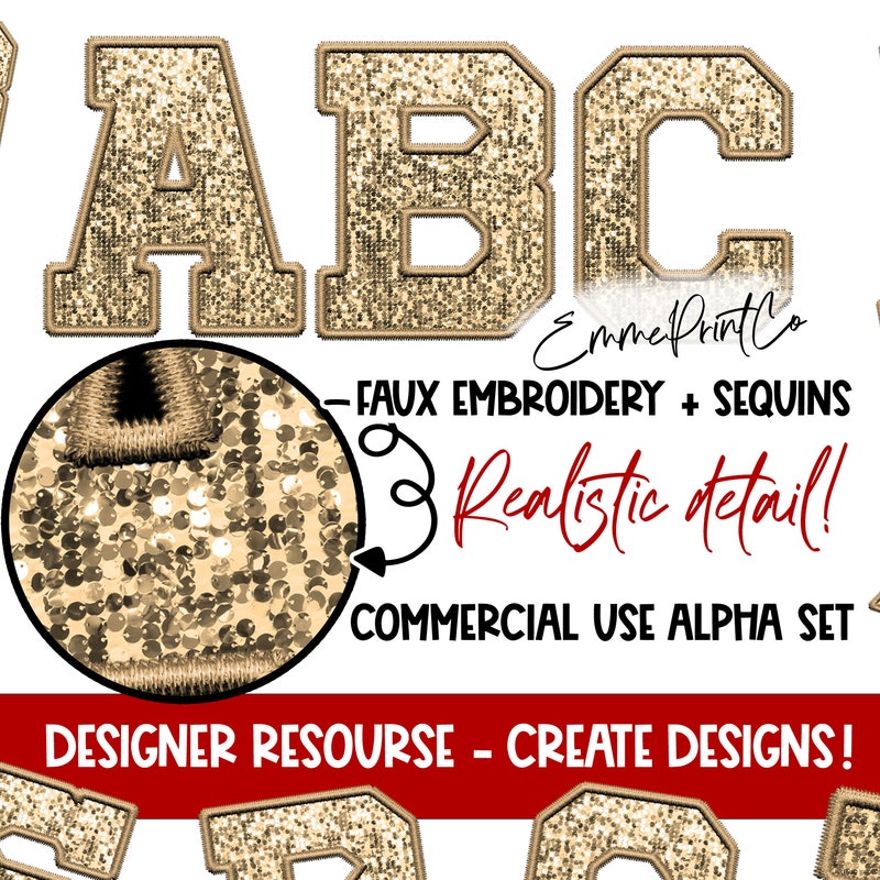 Sequin Iron on Letters - Etsy