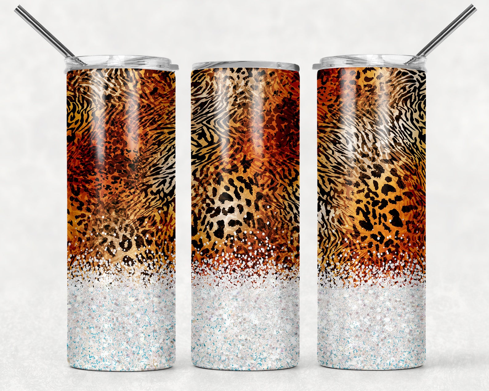 Seamless Tumbler Design Cheetah Print Leopard Zebra African - Etsy