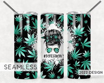 Dopest Mom Tumbler | Etsy