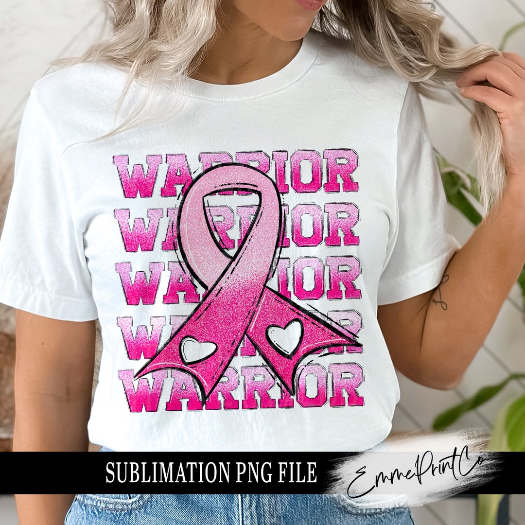 Breast Cancer Sublimation Design PNG - Pink Out Warrior Tshirt Mugs ...