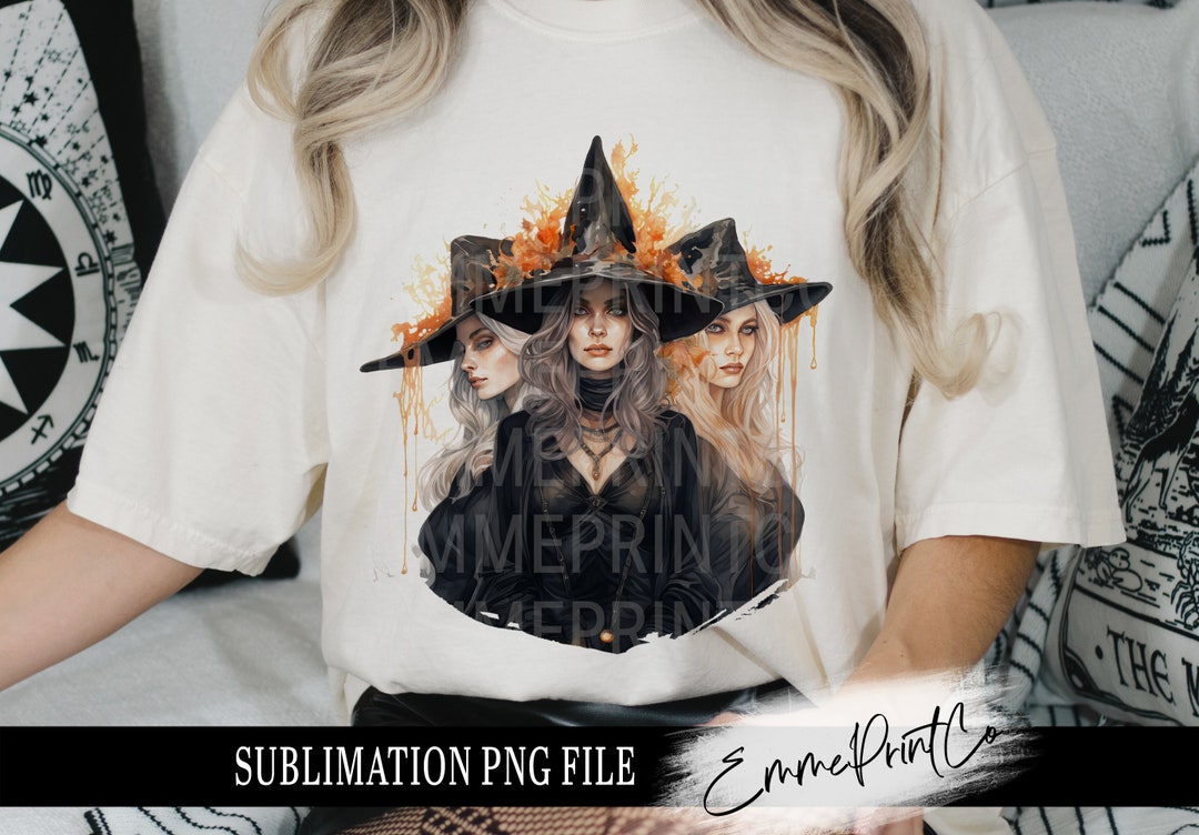 Witch Sublimation Design PNG - Halloween Tshirt Mugs Tumbler ...