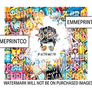 Vice Principal Bun Funny Sublimation Tumbler Seamless Sublimation ...