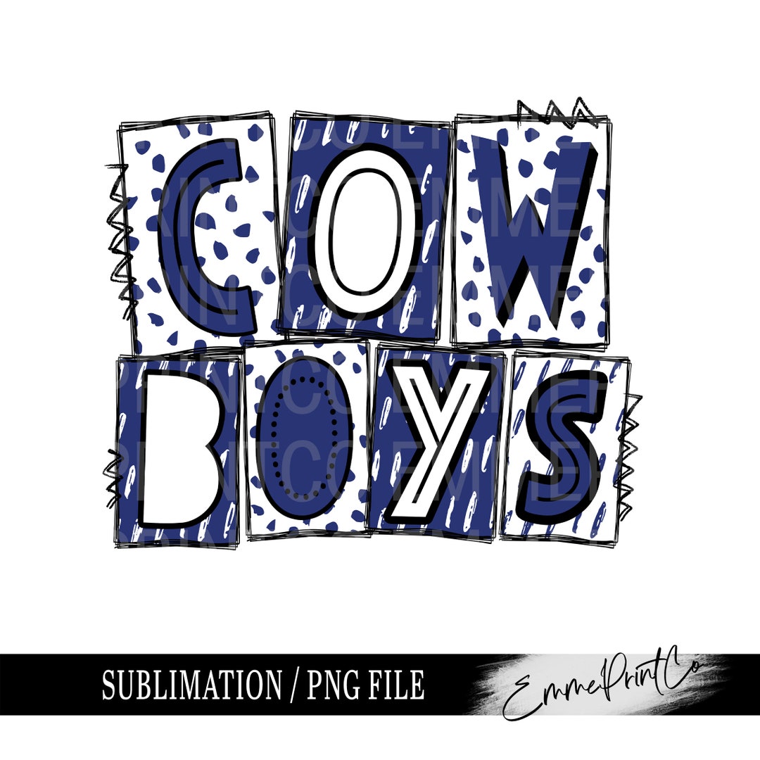 School Spirit Pride Sublimation Design PNG - Navy Blue White Team PNG ...