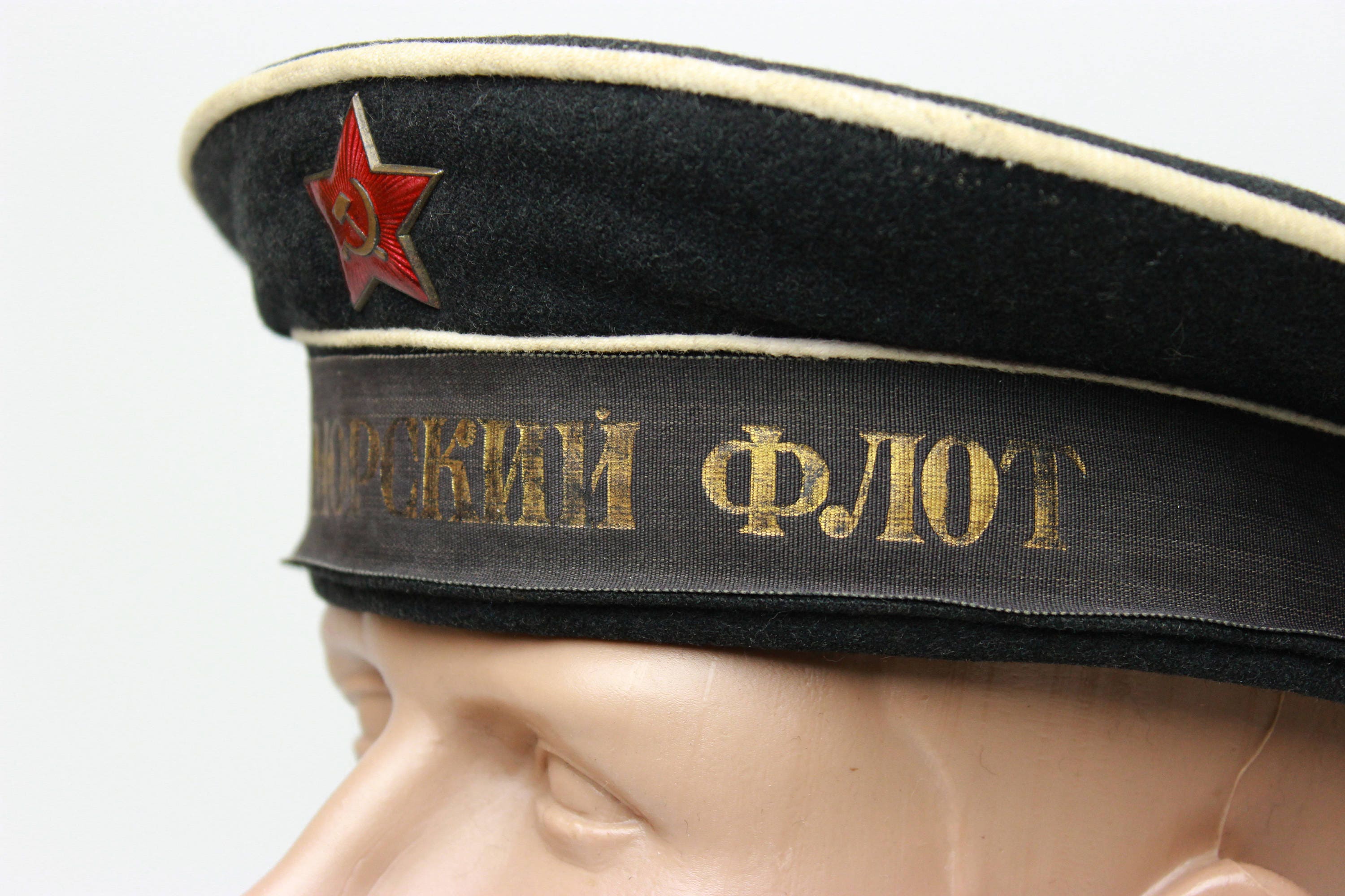 Soviet Russian NAVY Hat Original Beskozyrka | Etsy