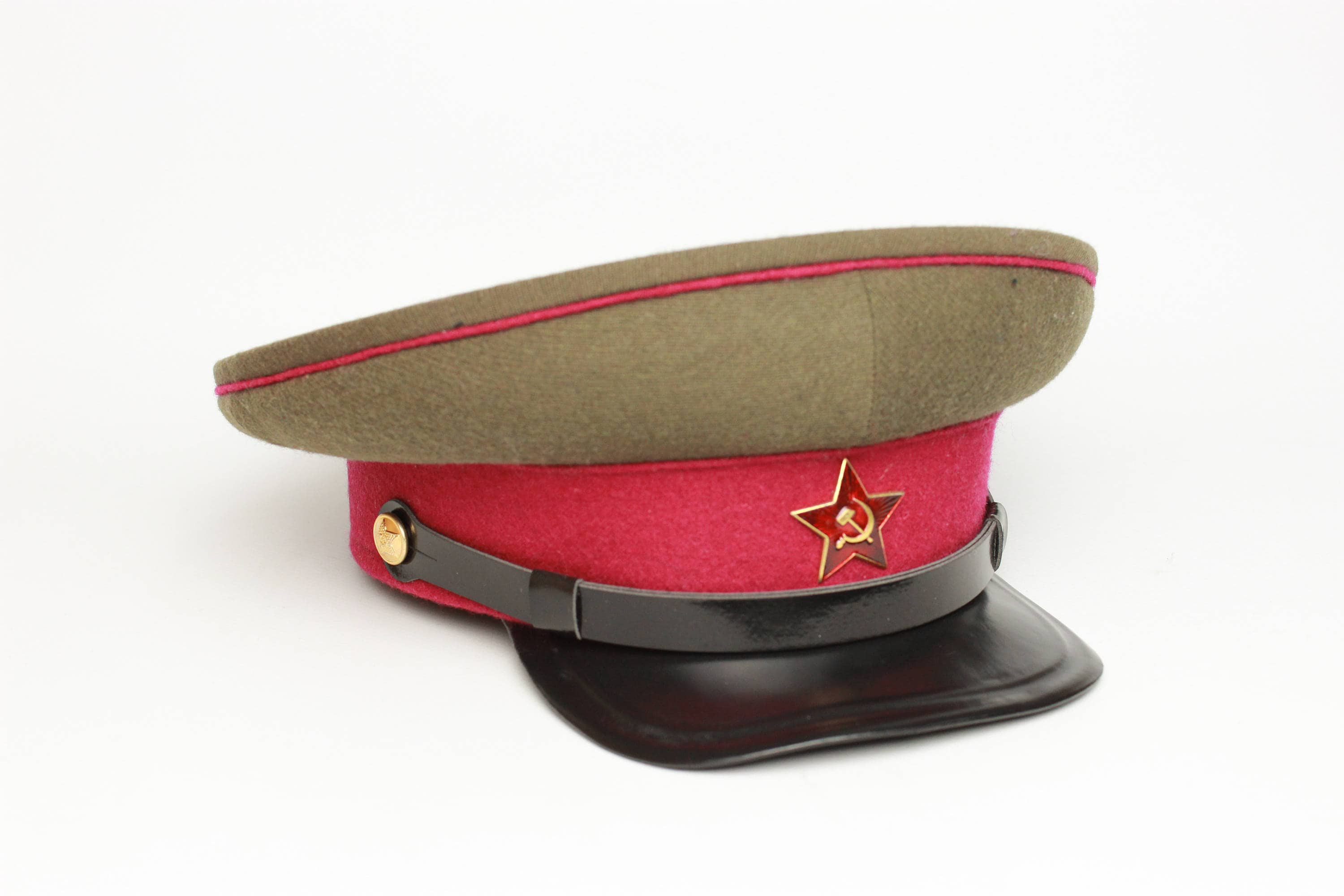 Soviet Russian RKKA Officer's Peaked Cap USSR Army | Etsy