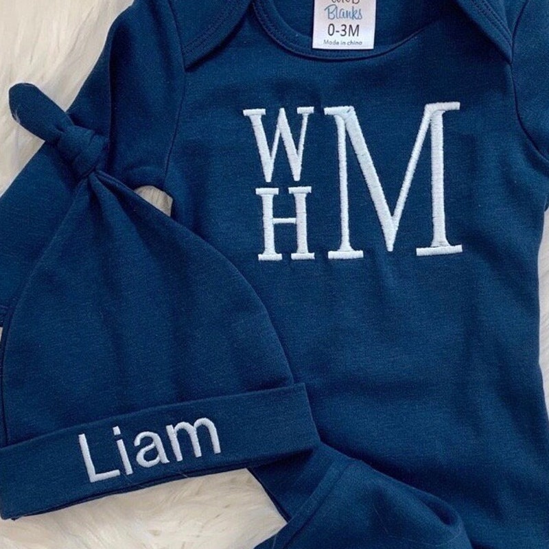 Monogram Baby Boy - Etsy