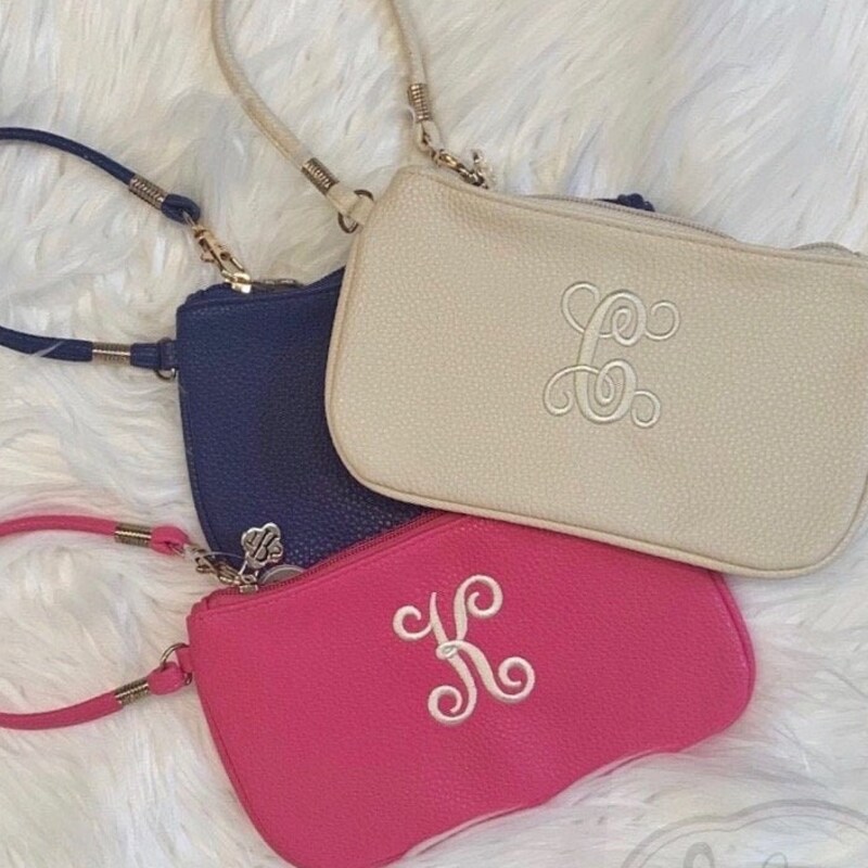 Monogrammed Wristlet - Etsy