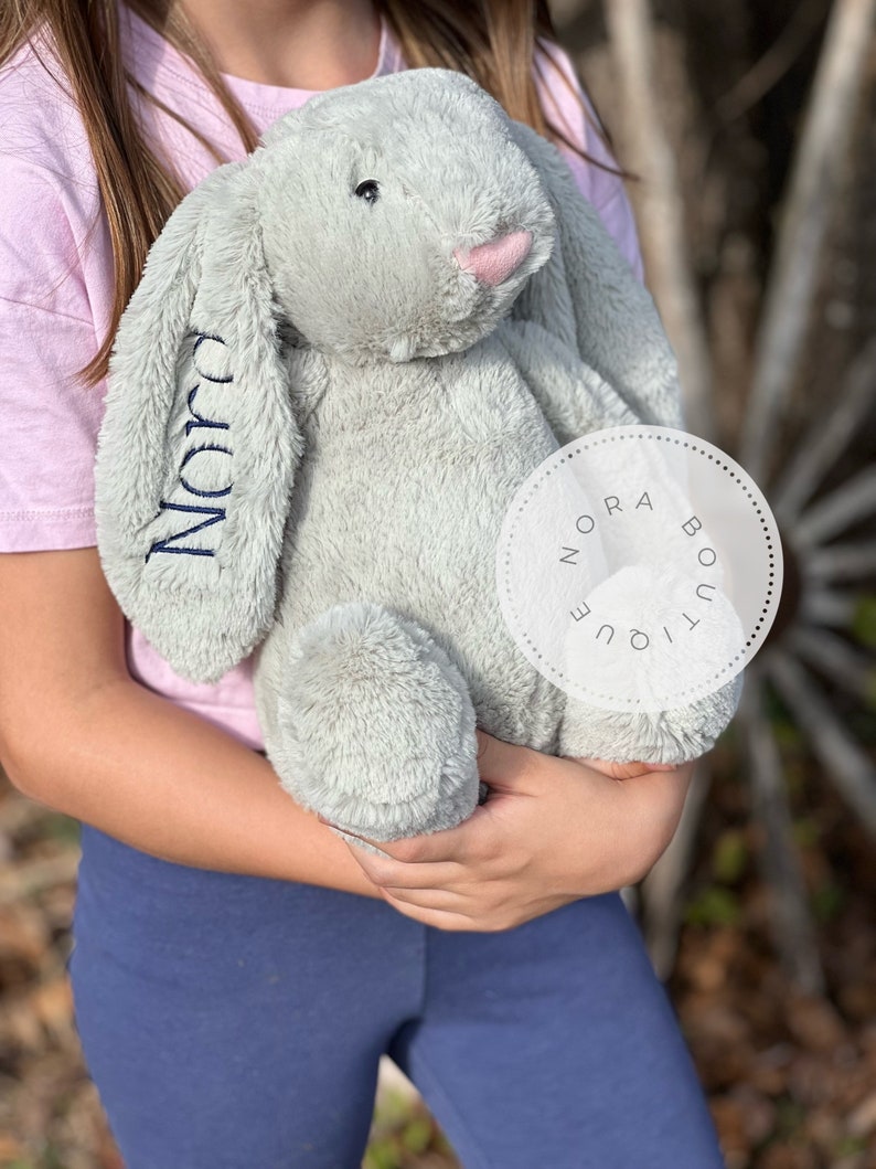 Personalized Bunny Stuffed Animal - Monogram Bunny Plush - Baby's First ...