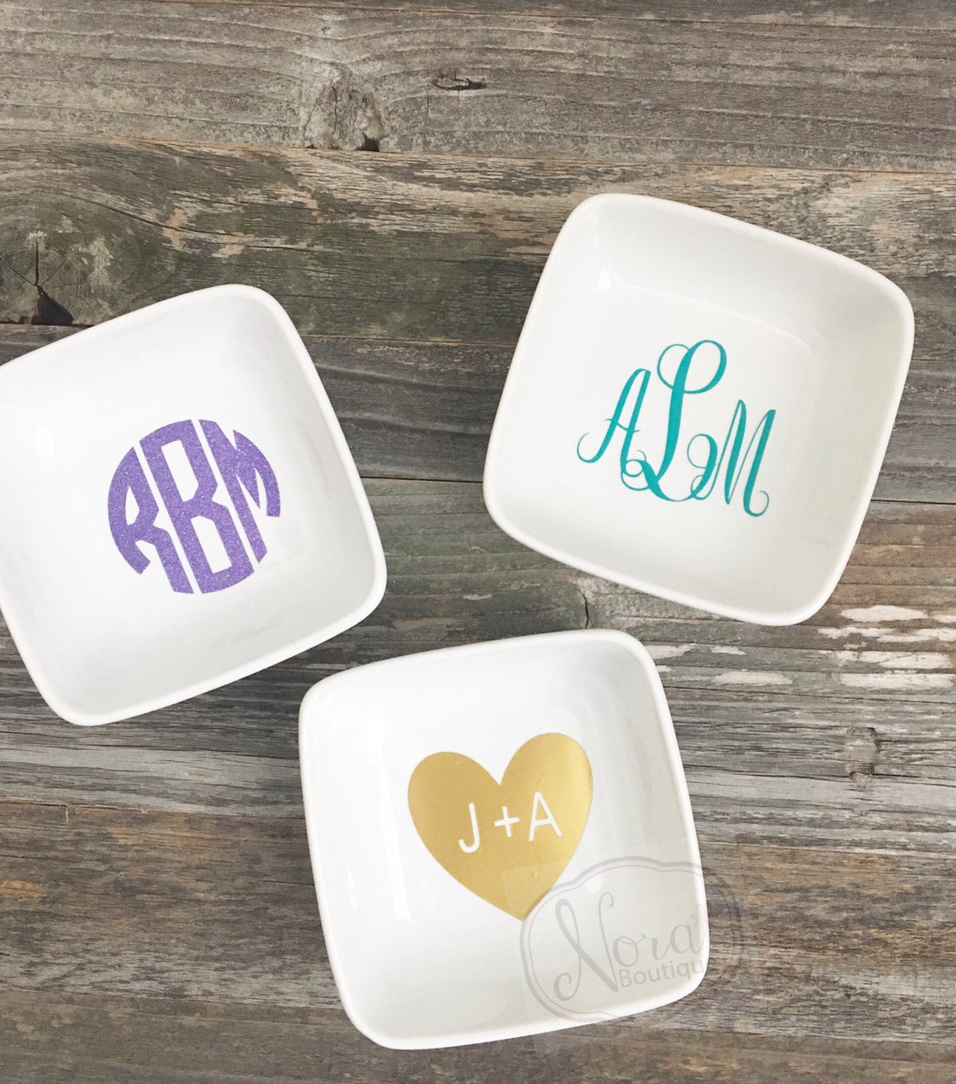 Monogrammed Ring Dish- Personalized Jewelry Holder - Etsy