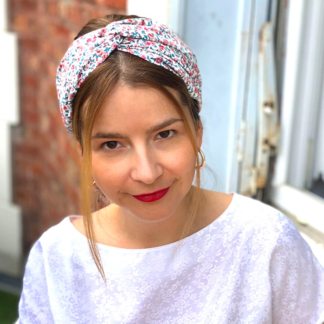 Headband drapé femme upcycling made in france mode éthique accessoire ...