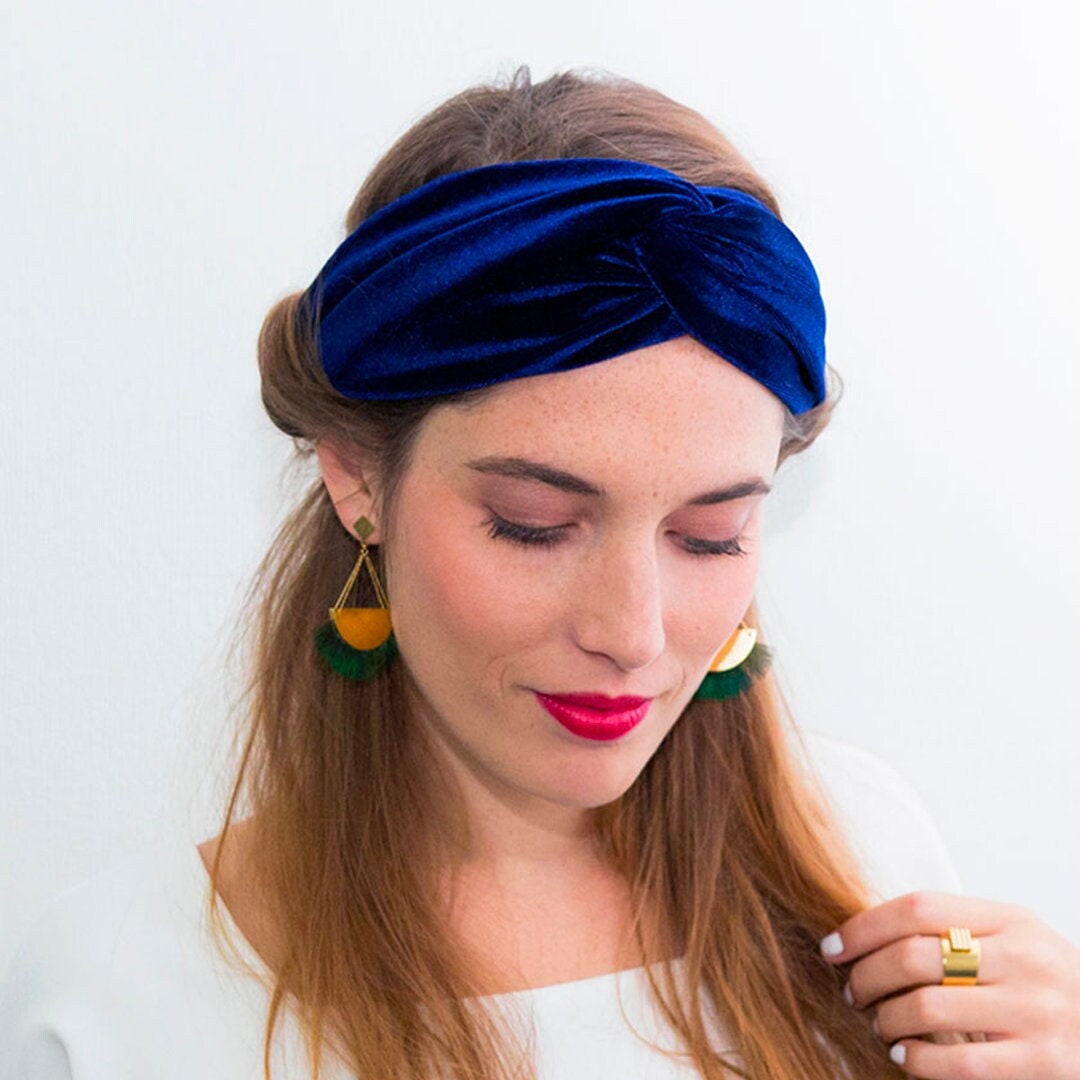 Handmade Women's Draped Headband Made in France Designer Hairstyle ...