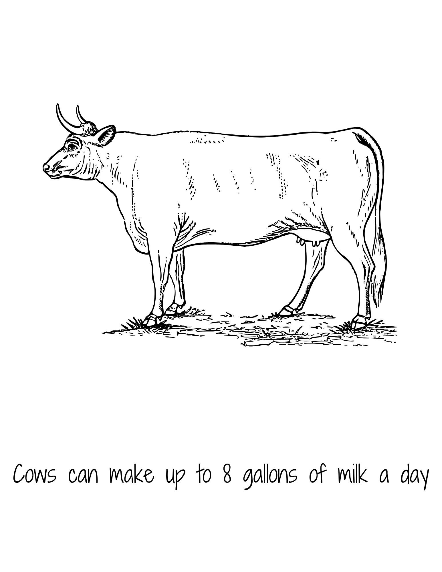 Animal Coloring Pages With Fun Facts Canva Template (includes 30 Pages ...