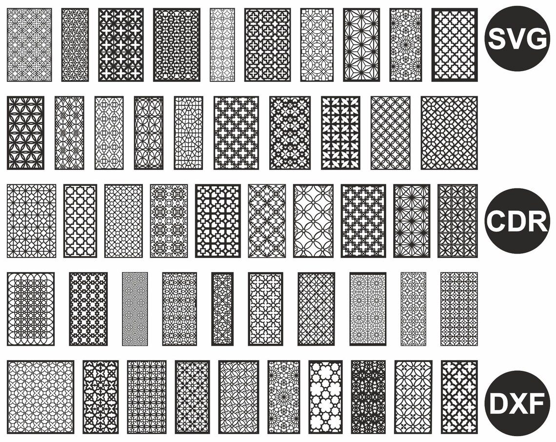 Decorative Cut Out Panel Geometric Design Laser Cutting | Etsy