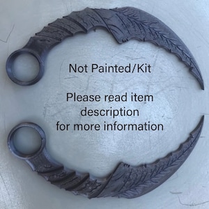 Full Size Maze Blades Demon Knife Karambits Mazikeen, Prop Replica ...