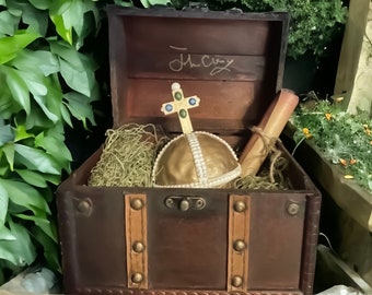 Holy Hand Grenade Gift Box With Scroll and Moss, Gift for Son, Gift for ...