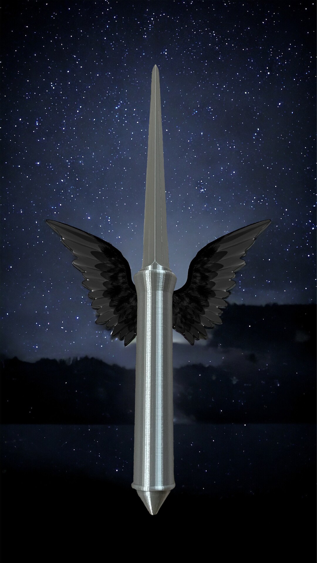 Angel Blade Full Size 16” Silver Angel Blade, SPN, Supernatural, Gift ...