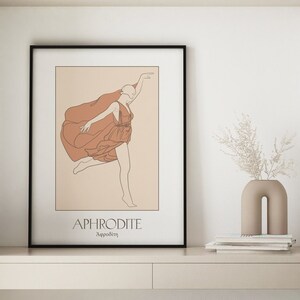 Greek Goddess Aphrodite Printable Wall Art, Greek Mythology Art ...