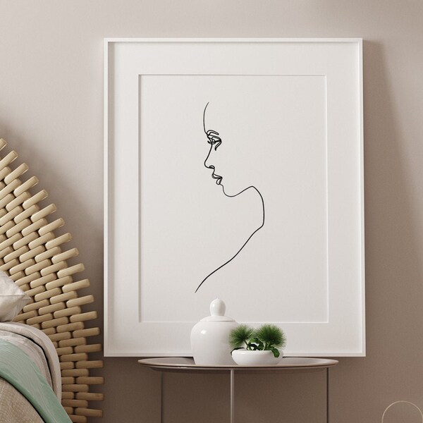 Minimal Silhouette - Etsy