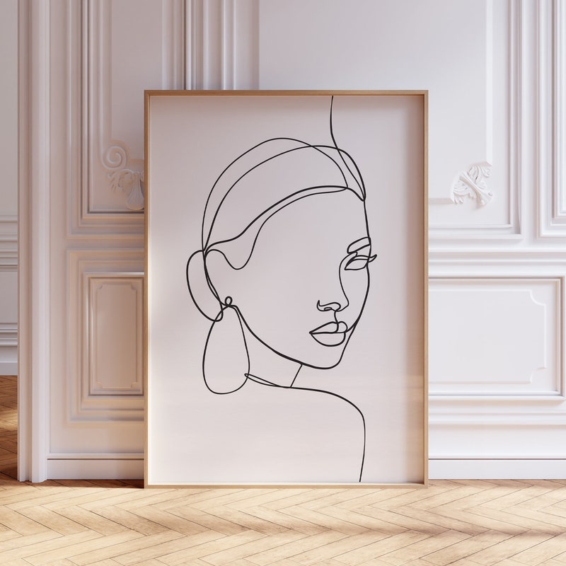 Women Line Drawing - Etsy