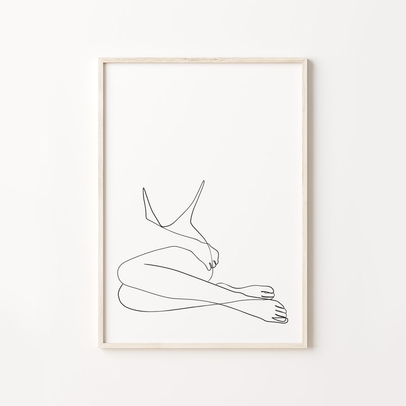 Minimal Line Art - Etsy