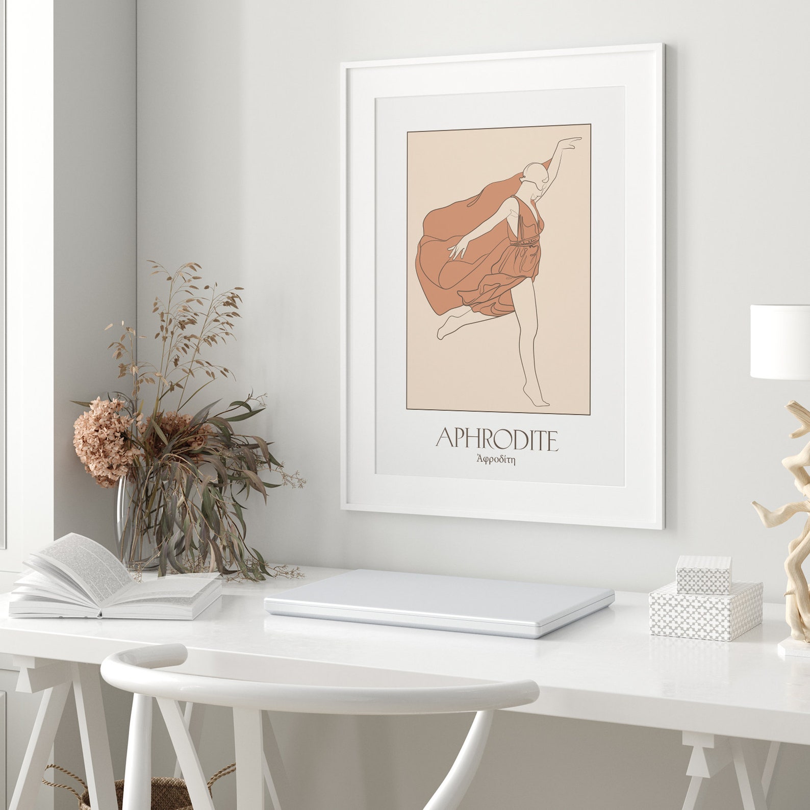 Aphrodite Line Art Print: Greek Goddess Mythology (digital Download) - Etsy
