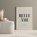 Belle Ame PRINTABLE Quote, French Decor, Definition Print, Beautiful ...