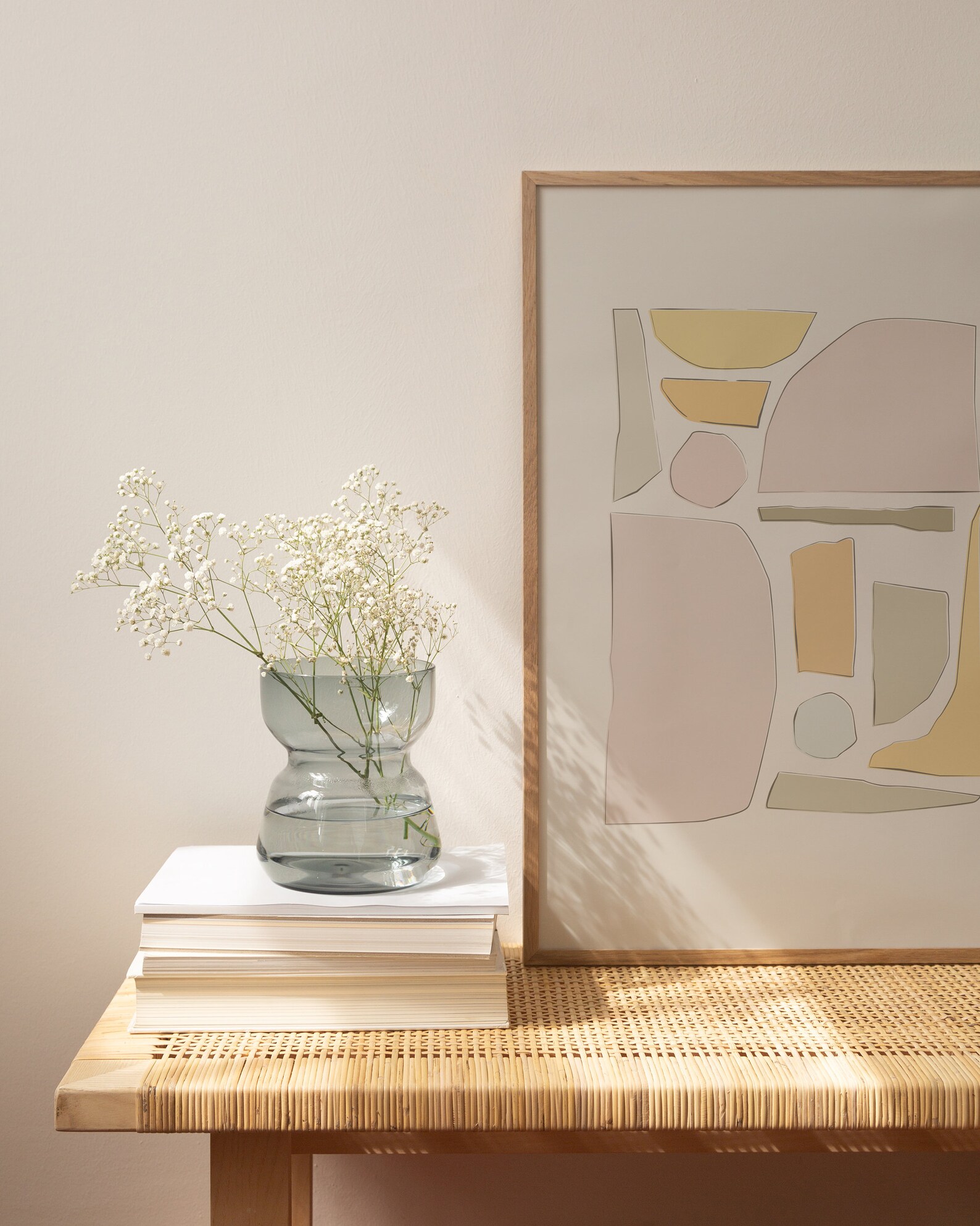 Pastel Decor Neutral Abstract Art Printable Poster Geometric | Etsy