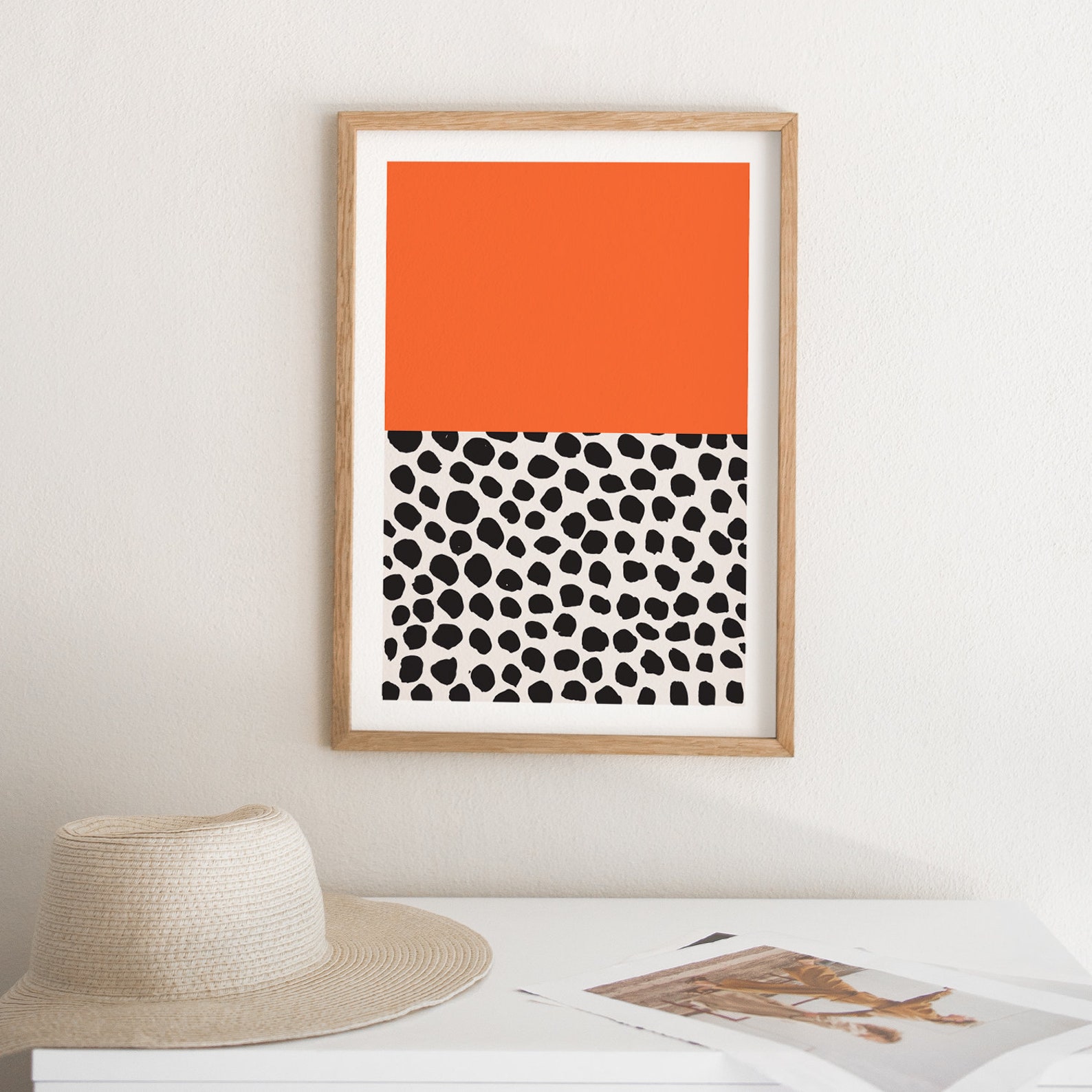 Polka dots PRINTABLE Geometric art Dots print Abstract art | Etsy
