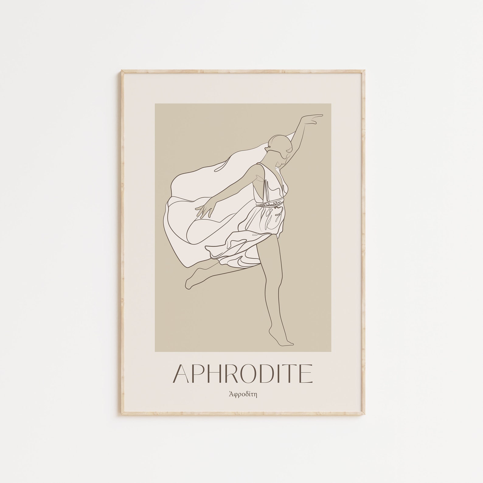 Greek Goddess Aphrodite Printable Wall Art Greek Mythology | Etsy