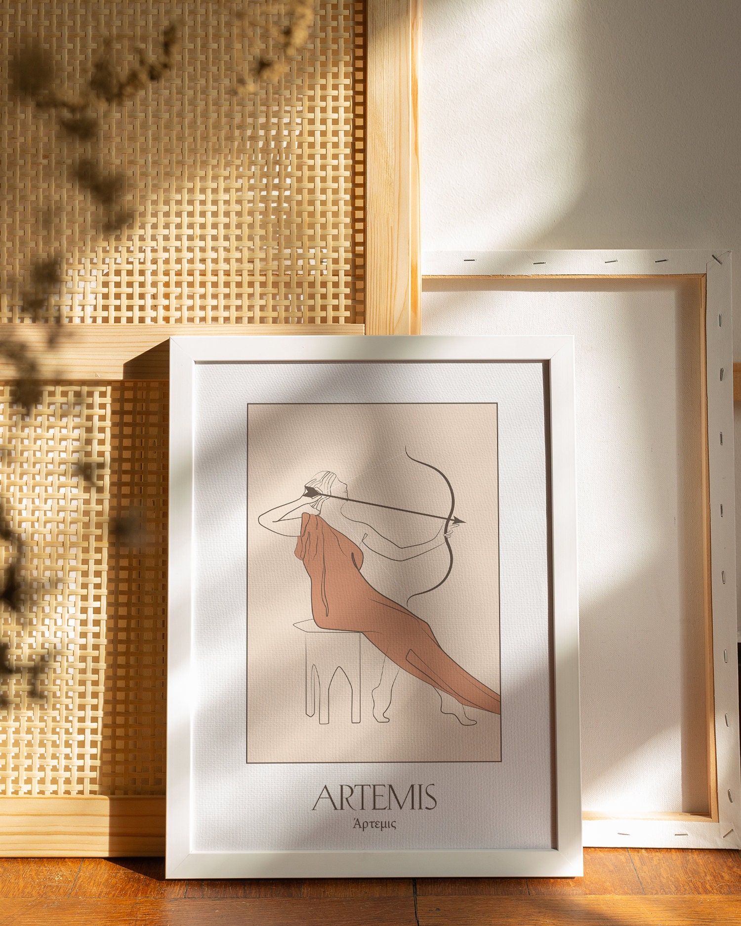 Greek Goddess Artemis Printable Wall Art Greek Mythology Art | Etsy