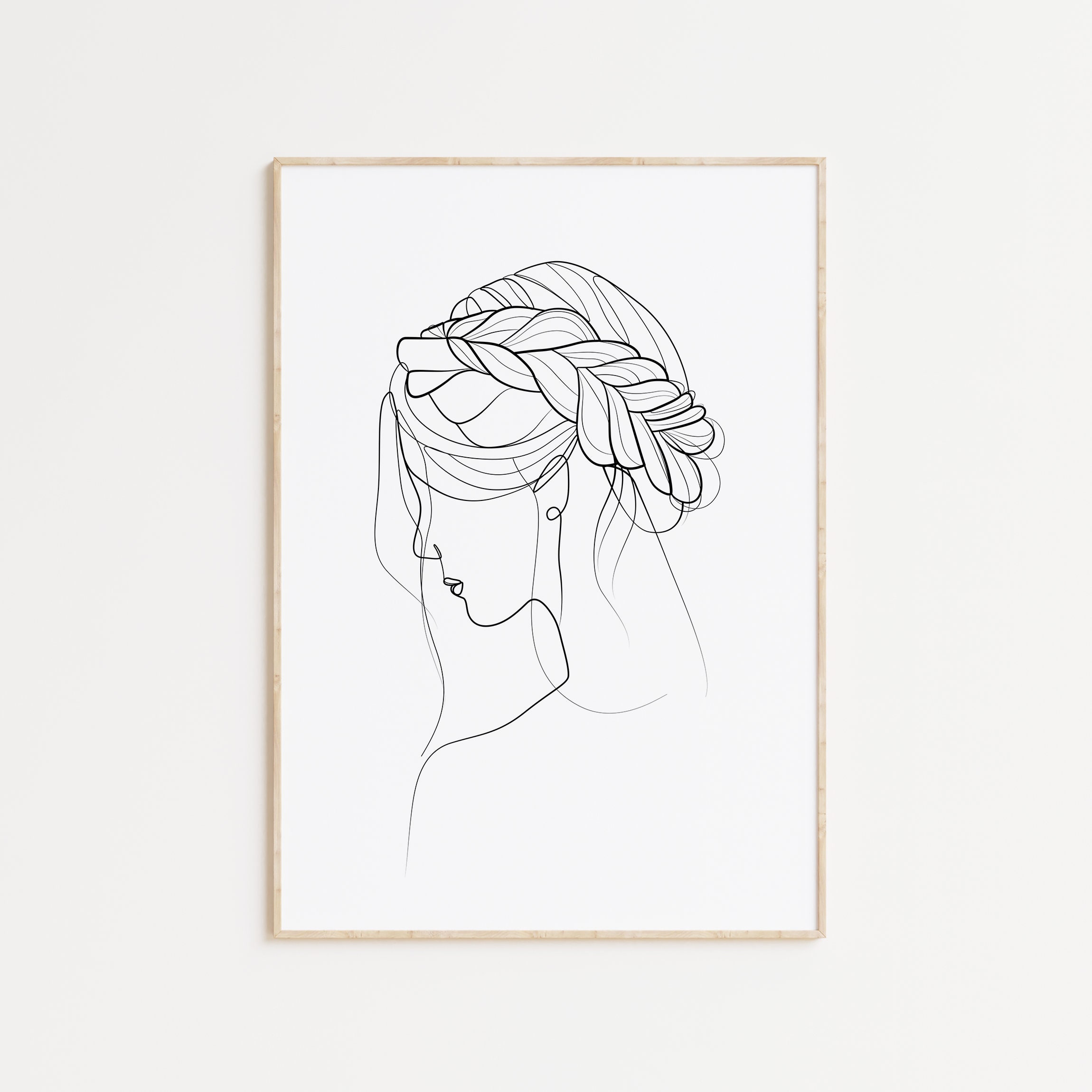 Girls Hair From The Back Drawing