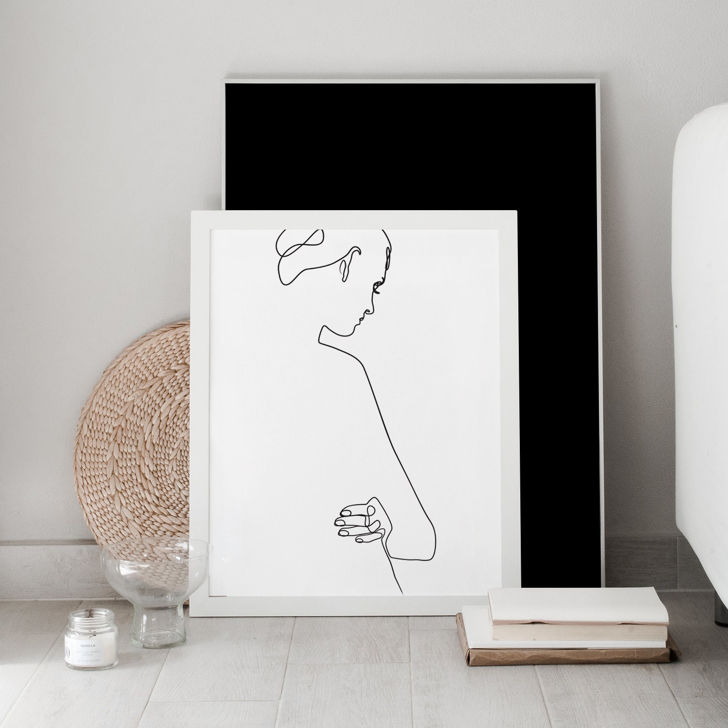 Single Line Female Silhouette PRINTABLE Female Form Poster - Etsy