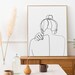 Woman Back Drawing Female Art Print One Line Art (Download Now) - Etsy