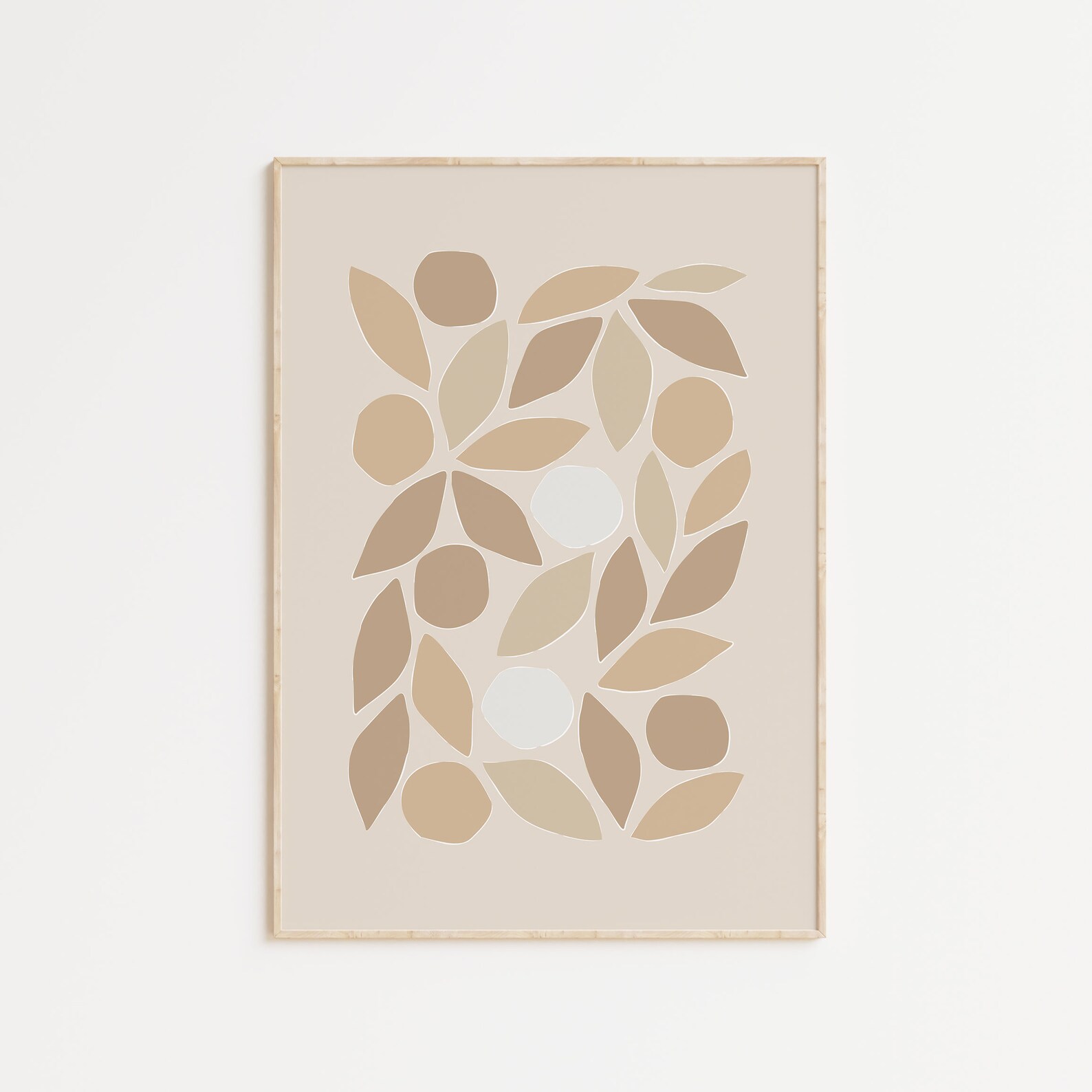 Abstract Shapes Art Neutral Printable Art Geometric Art - Etsy