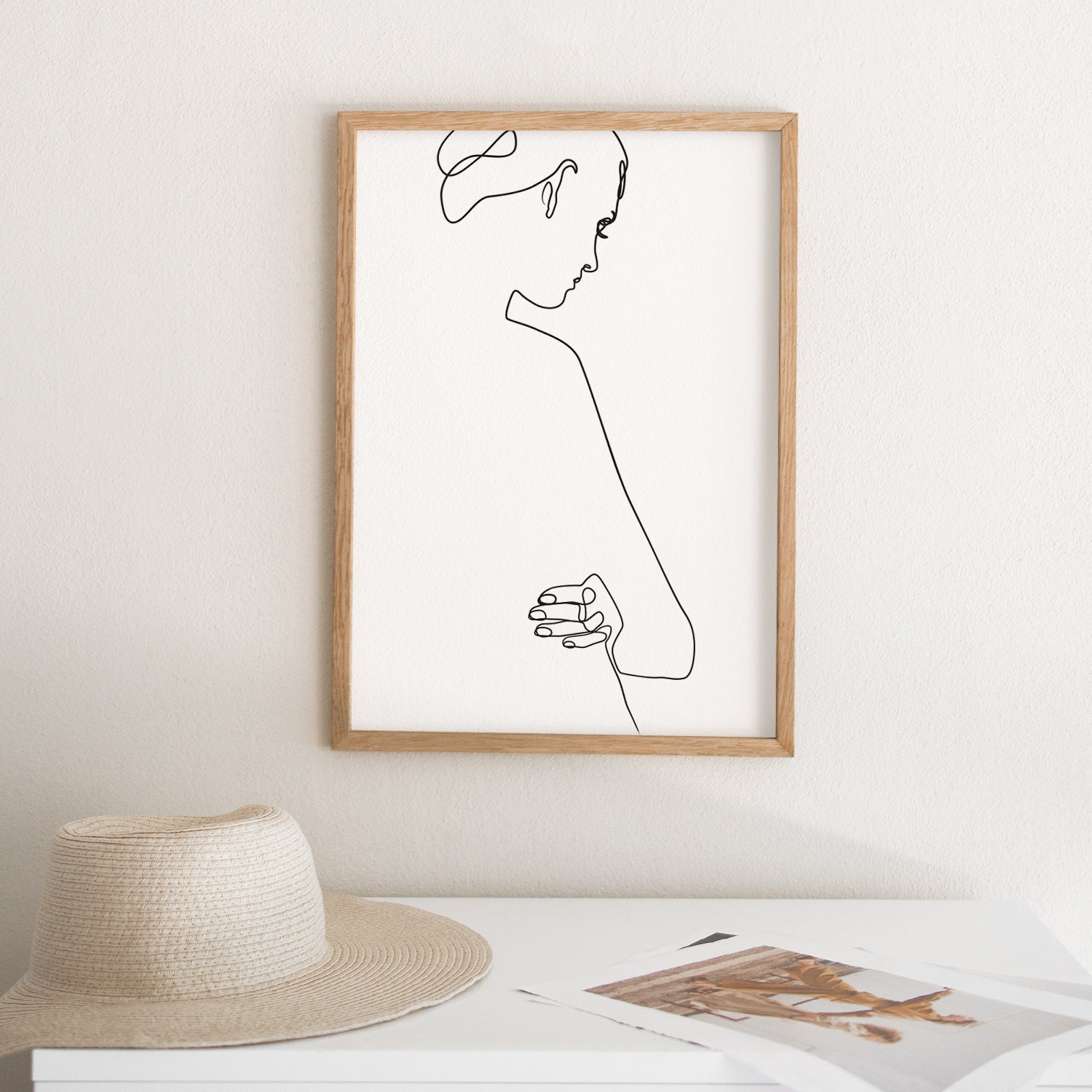 Single Line Female Silhouette PRINTABLE Female Form Poster - Etsy