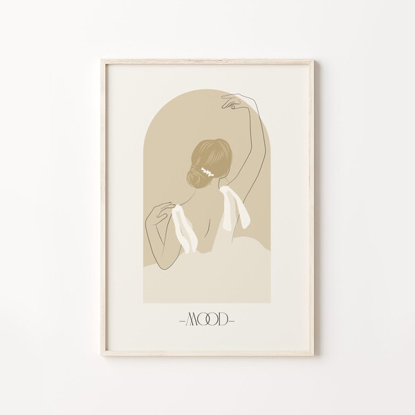 Women From Behind Line Art - Etsy