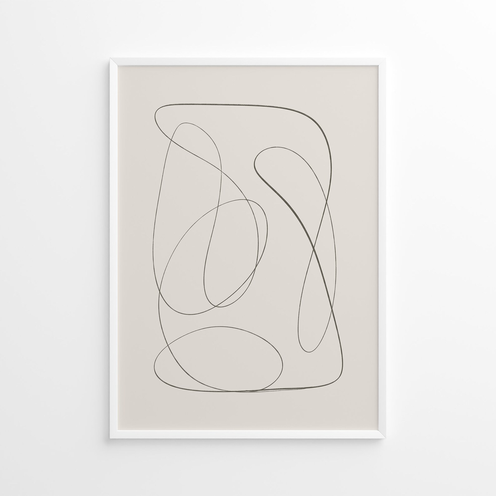 Printable Abstract Art Minimal Wall Art Scribble Art Print - Etsy