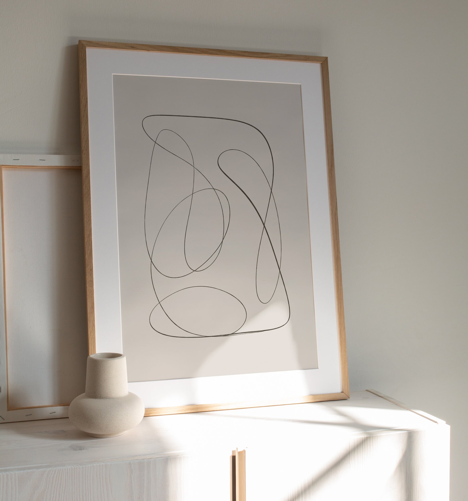 Printable Abstract Art Minimal Wall Art Scribble Art Print - Etsy