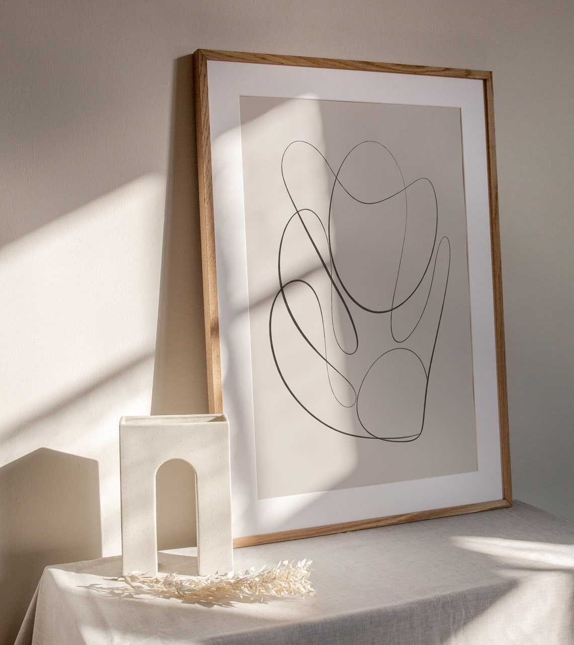 Abstract Scribble Line Art Abstract Art Printable Modern - Etsy