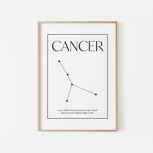 Constellation Poster - Etsy