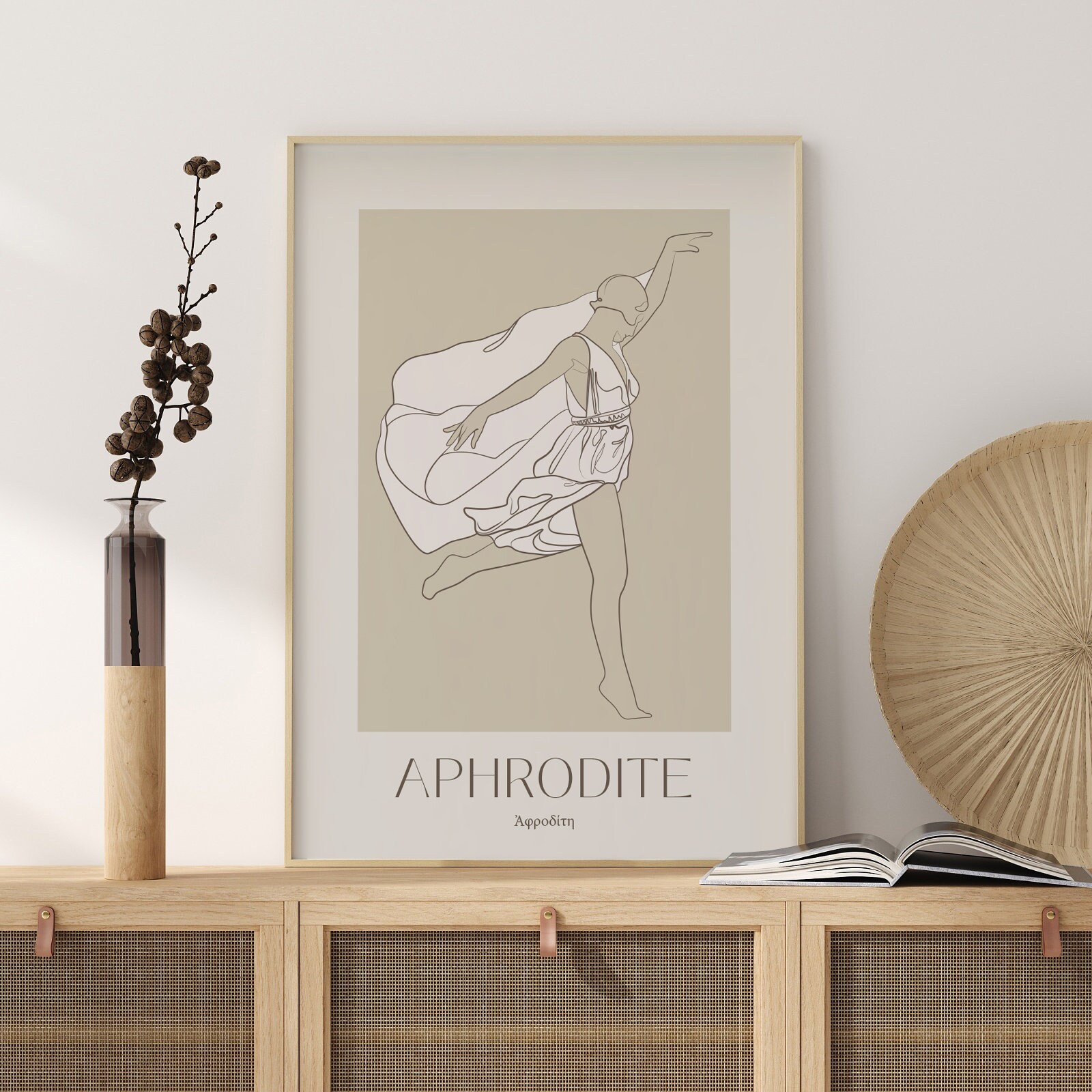 Greek Goddess Aphrodite Printable Wall Art Greek Mythology | Etsy