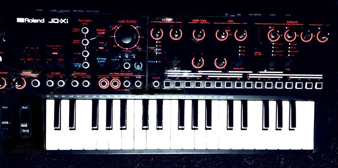 Roland Jd-xi Keyboard Analog Digital Crossover Synthesizer - Etsy